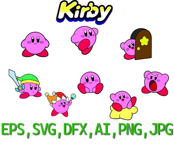 Kirby Svg Files, Kirby Png Files, Vector Png Images, SVG, 60% OFF
