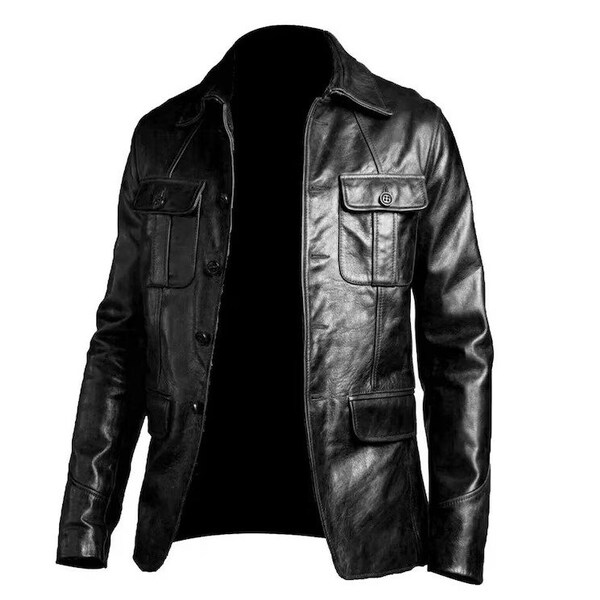 Casual Motorcycle Jacket - Etsy