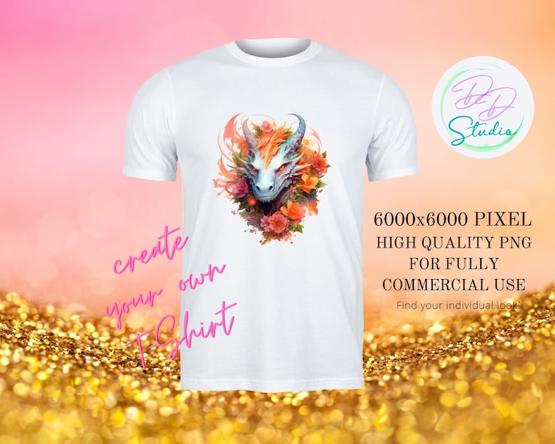25 Sun Dragon Witch Pack-03 Clipart | PNG | Full Commercial Use ...