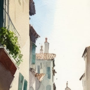 Street in Venice #3 | Watercolor Painting | Venice | Modern Farmhouse ...