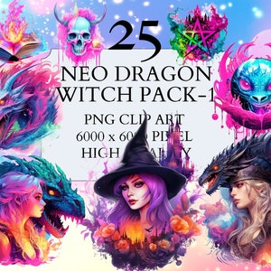 160 Witch MEGA Pack #01 Clipart | PNG | Full Commercial Use | Fantasy ...