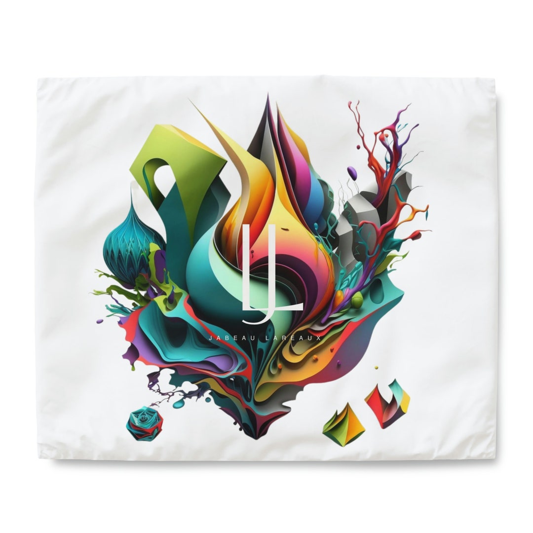 Abstract 3D Print Premium Luxury Designer in King Queen - Etsy