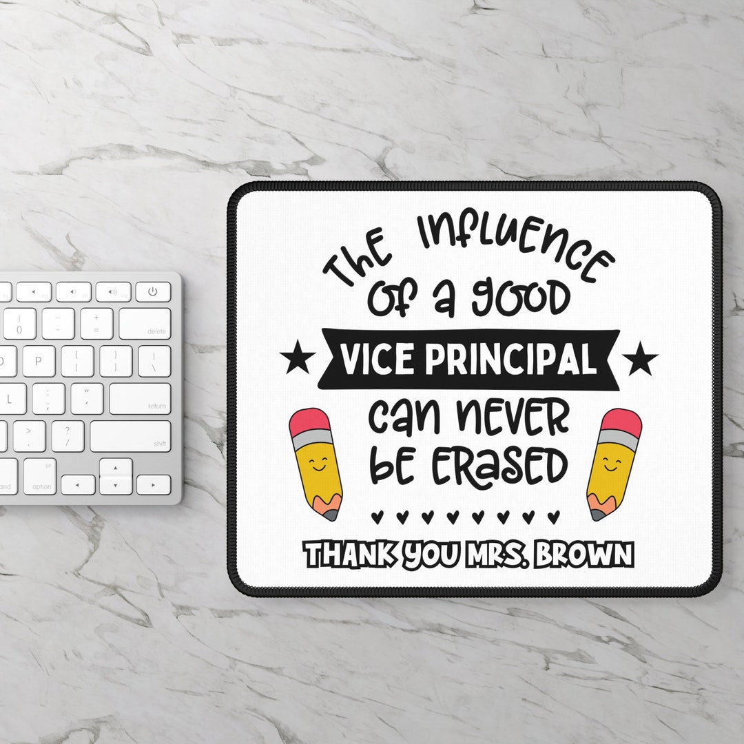 Custom Vice Principal Mouse Pad School Principal Appreciation Gift ...