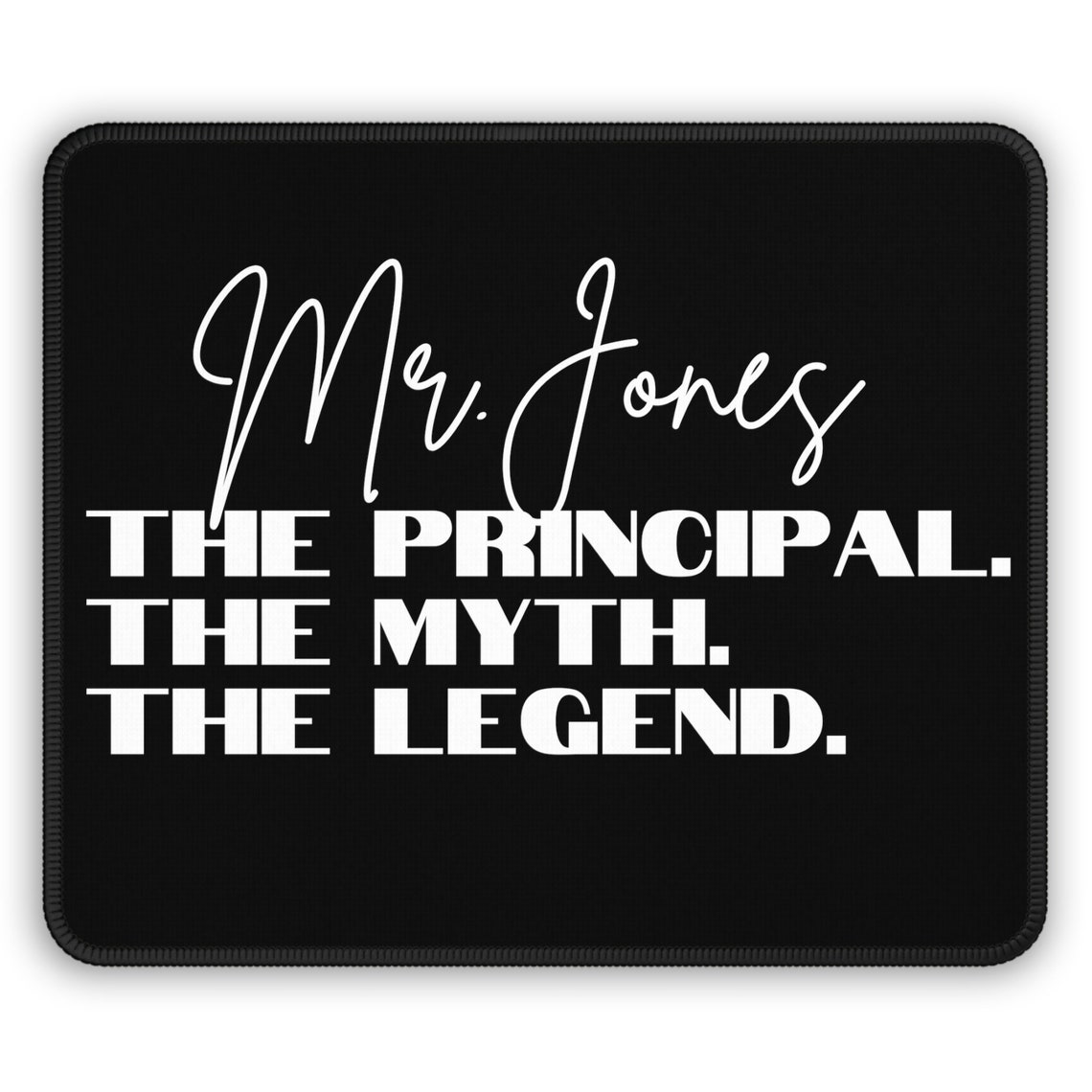 Custom School Principal Mouse Pad Male Principal Gift Back-to-school ...