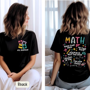 Custom Math Teacher Shirt Pi Day Shirt Back to School Shirt Mathematics ...