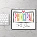 Custom School Principal Mouse Pad Male Principal Gift Back-to-school ...