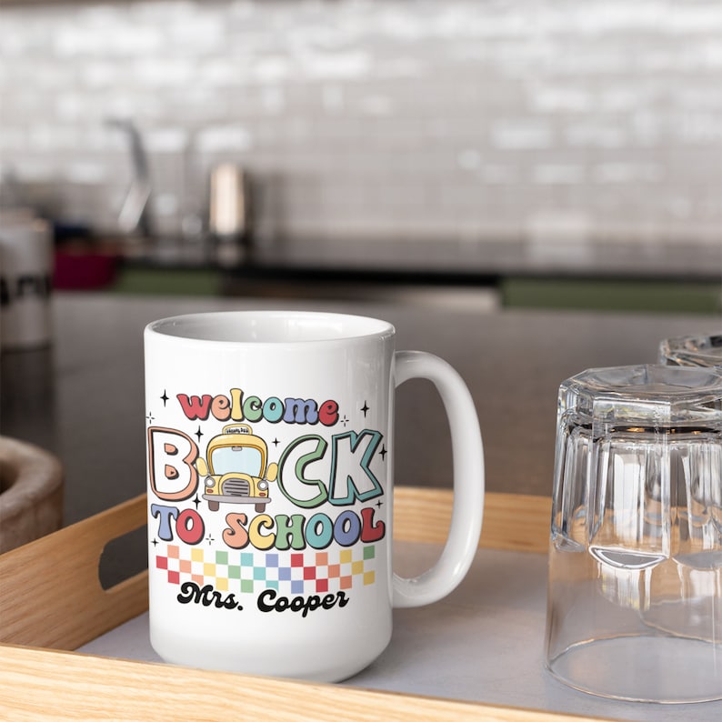 Welcome Back Custom Mug Educator Gift Back-to-school - Etsy
