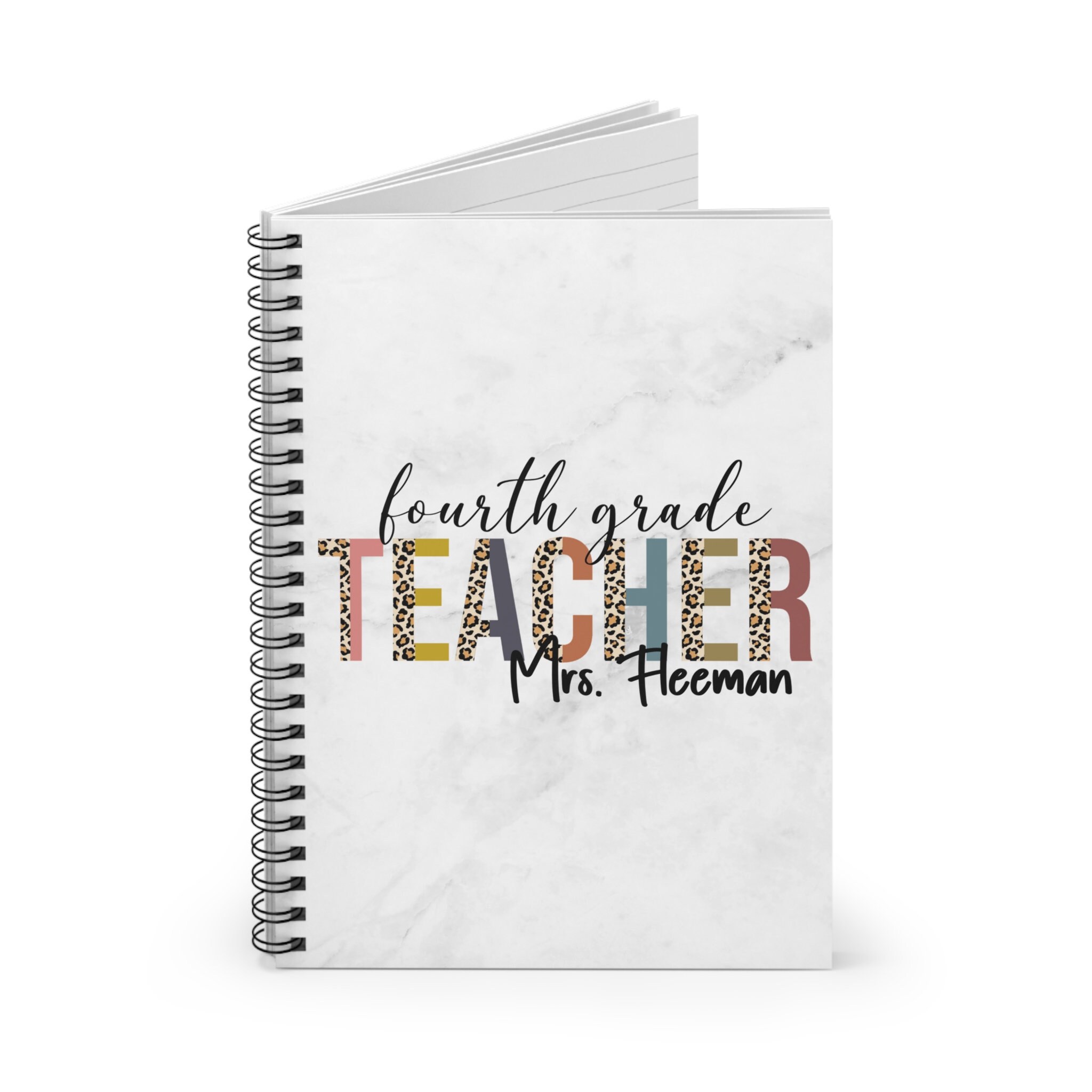 Custom Fourth Grade Back-to-school Teacher Notebook Educator - Etsy
