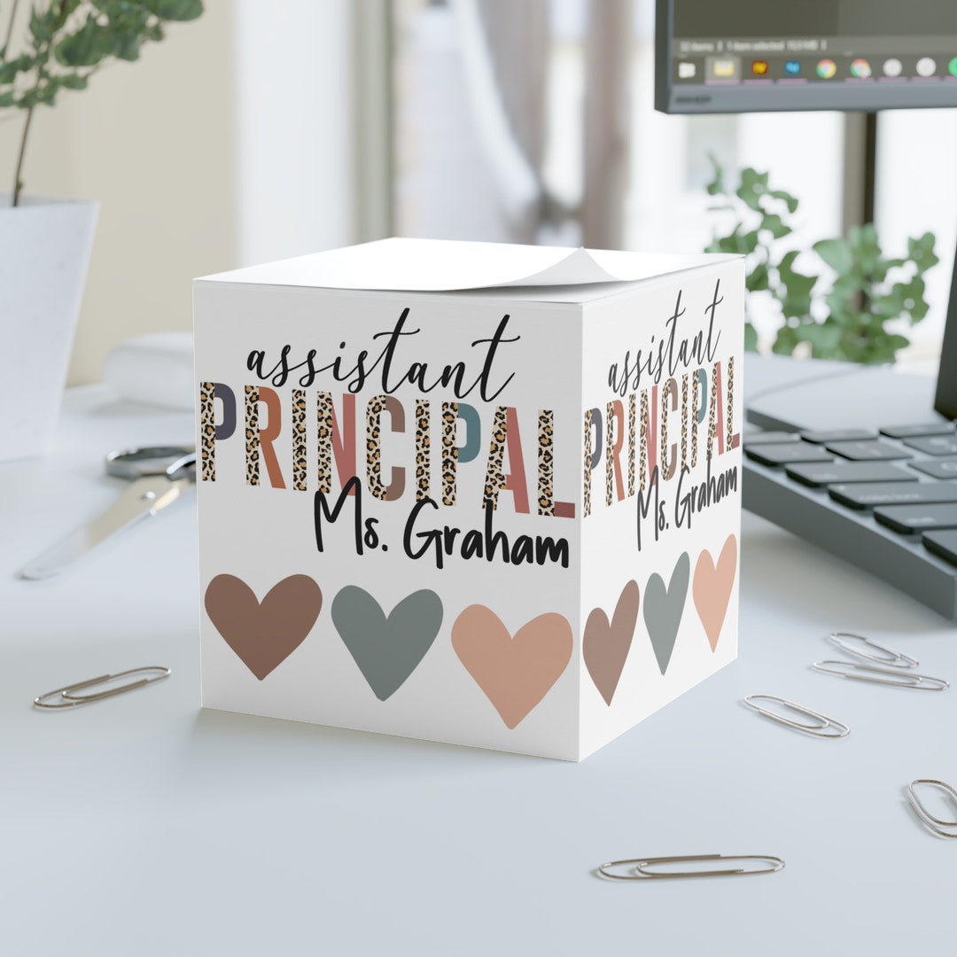 Custom Assistant Principal Gift Decor Office Decoration Educator Gift ...