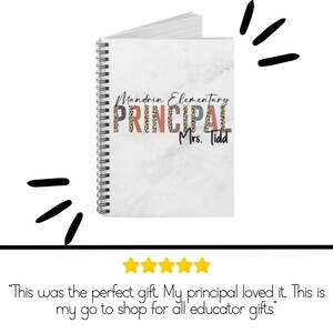 Custom Principal Gift School Principal Gift Principal Appreciation Gift ...