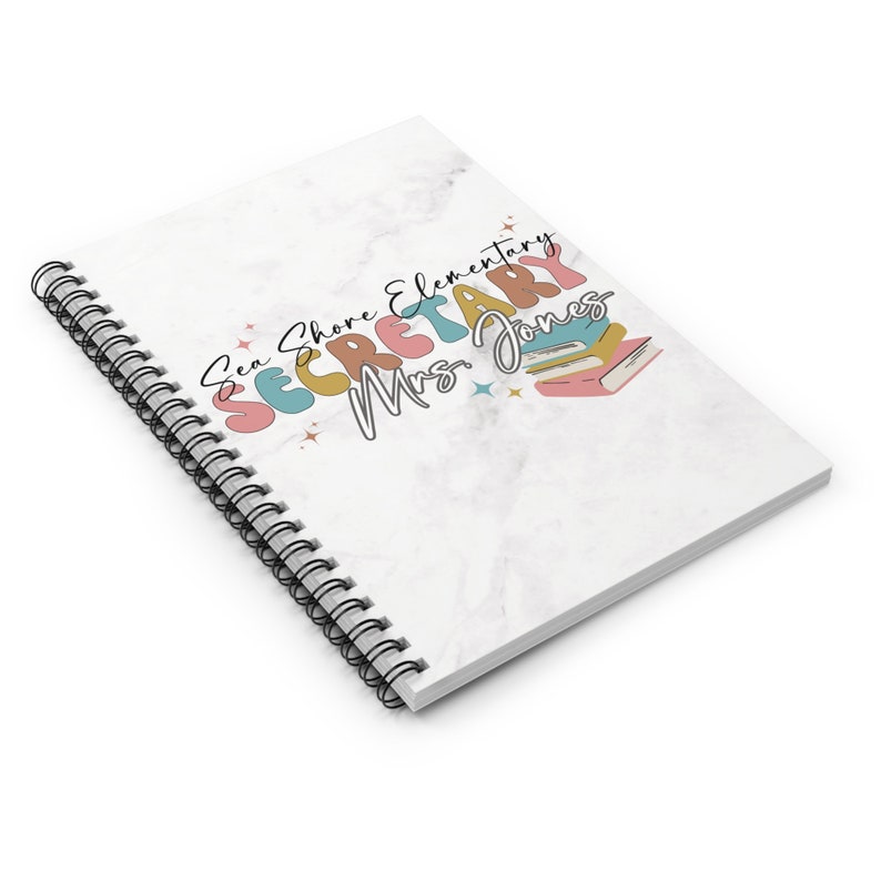 Custom Secretary Back-to-school Gift Office Staff Notebook School ...