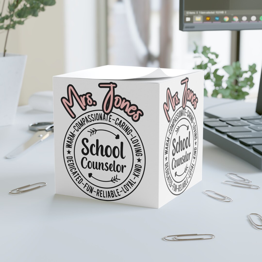 Custom School Counselor Gift Office Decoration Educator Gift Counselor ...