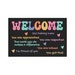 Back to School Office Decor Classroom Decor Welcome Mat Front Office ...
