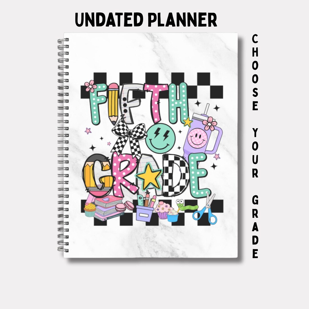 Custom Teacher Planner 8.5 X 11 Back to School Essentials Teacher ...