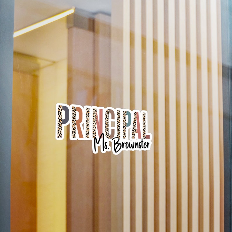 Custom School Principal Gift Teacher Stickers Educator Stickers ...