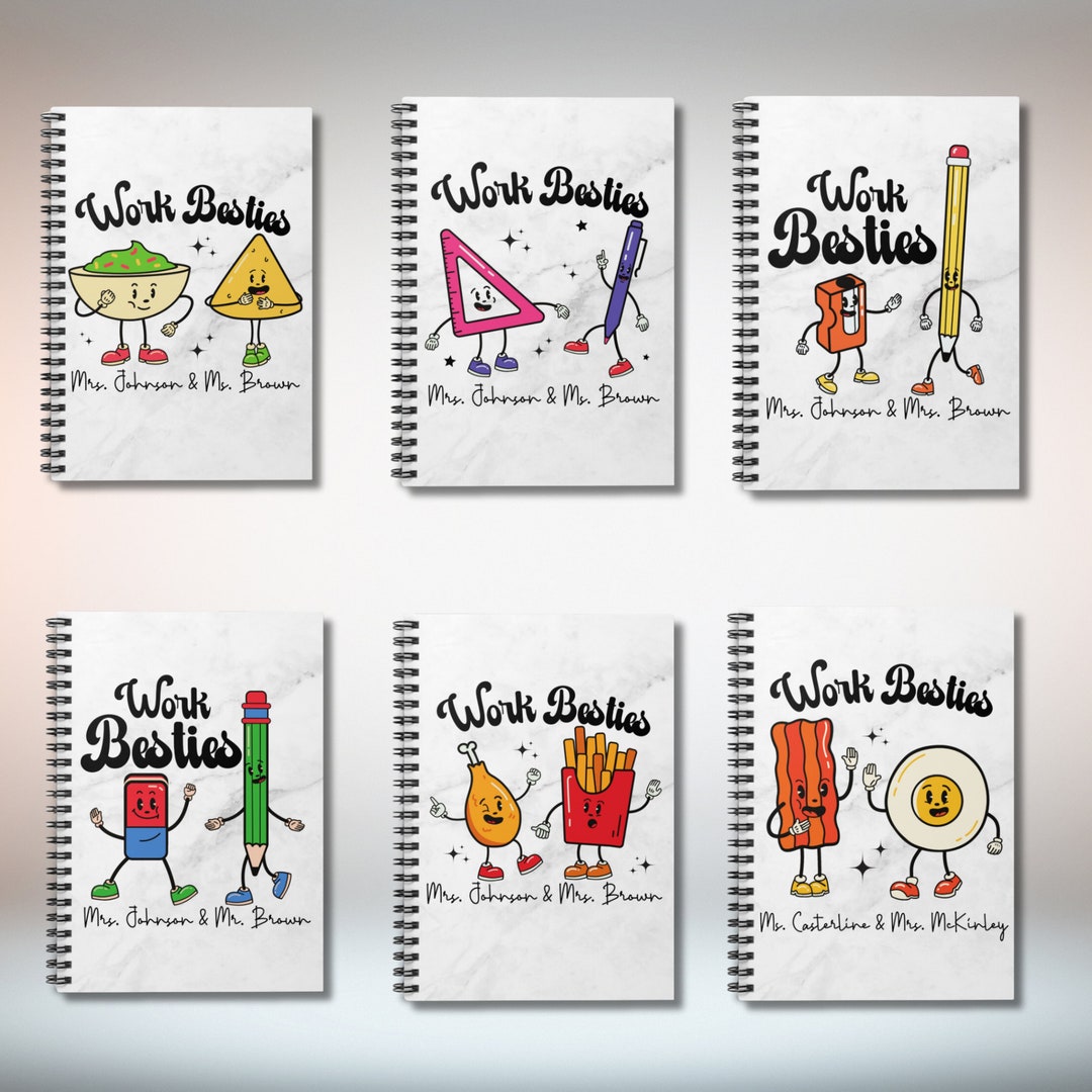 Custom Work Besties Gift Teacher Bestie Gift Educator Gift Work Friends ...