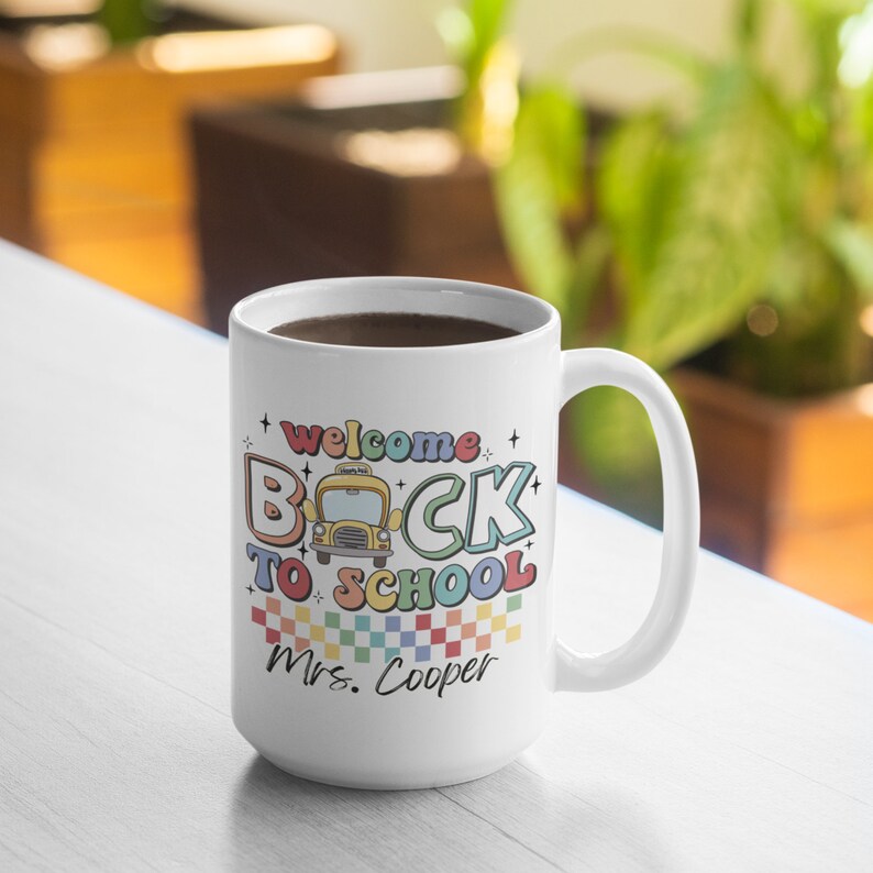 Welcome Back Custom Mug Educator Gift Back-to-school - Etsy