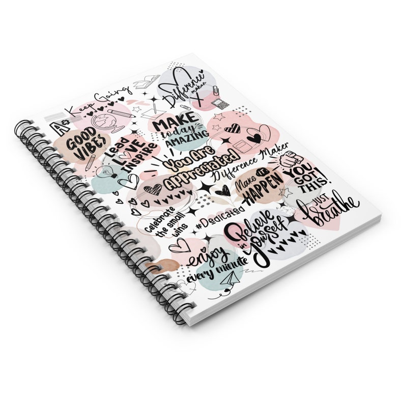 Custom Difference Maker Gift Appreciation Gift Custom School Notebook ...