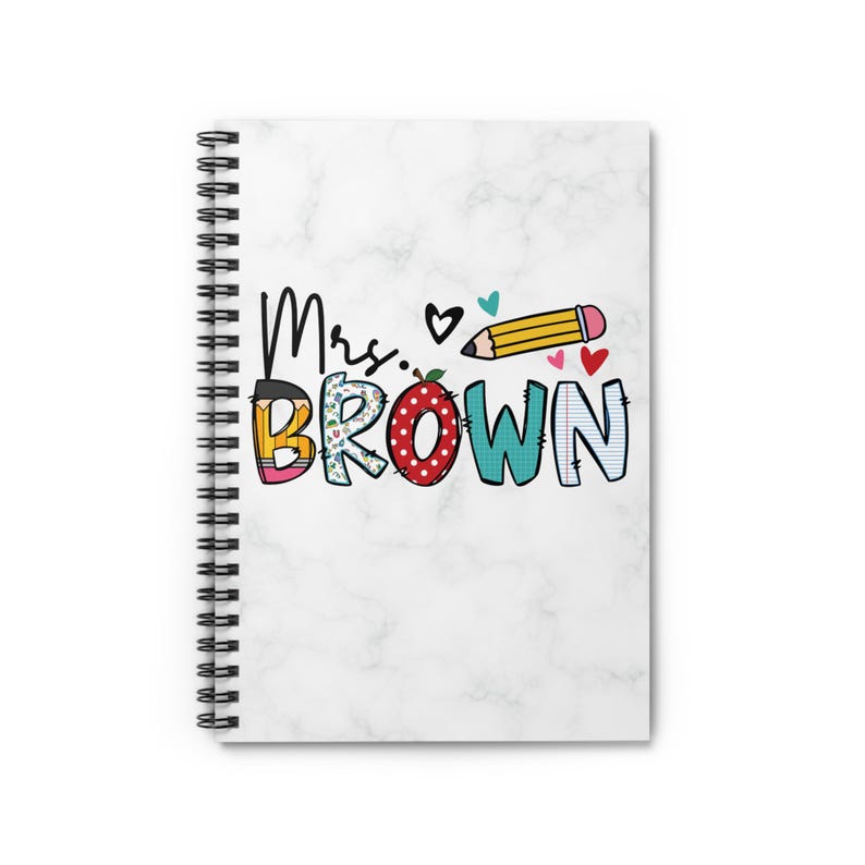 Custom School Principal Gift Teacher Appreciation Gift School Notebook ...
