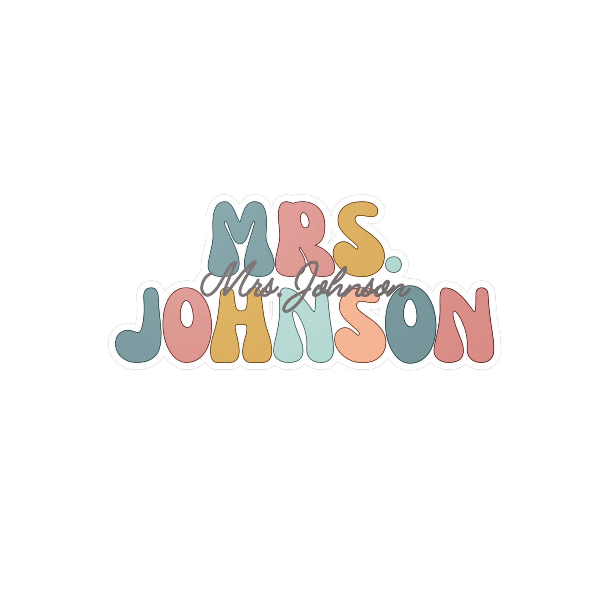 Custom School Principal Sticker Assistant Principal Gift Custom ...