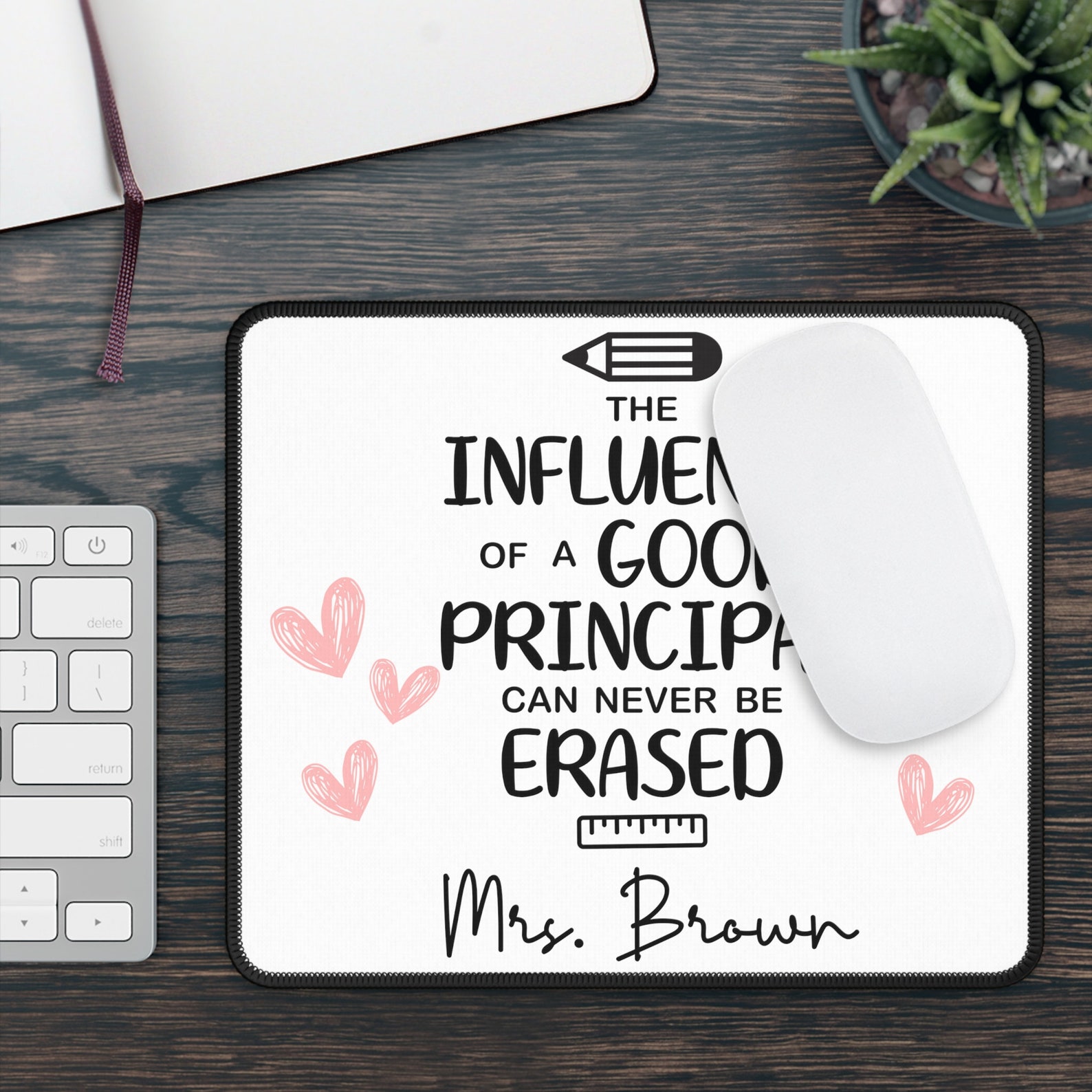 Custom School Principal Mouse Pad Principal Gift Appreciation Gift Back ...