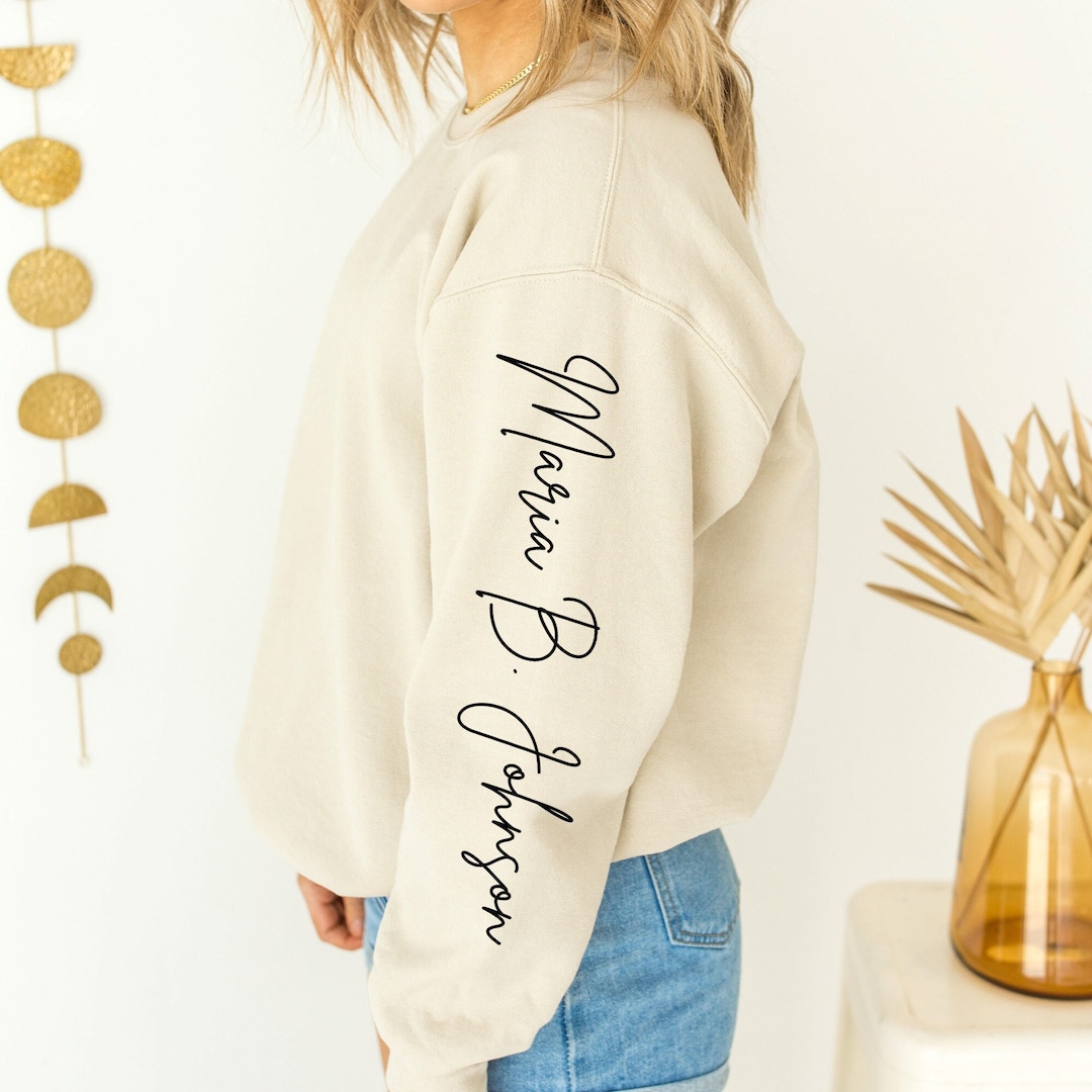 Sweatshirt With Sleeve Names Mama Gift Appreciation Gift Assistant ...