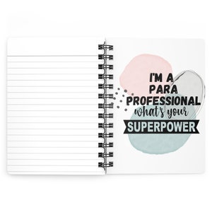 Custom Paraprofessional Gifts Affirmation Journal Appreciation Gift ...