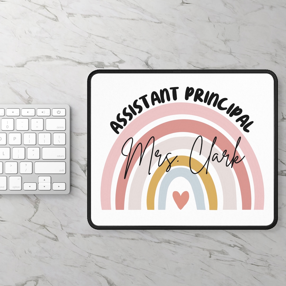 Custom Assistant Principal Mouse Pad Principal Gift Back-to-school Gift ...