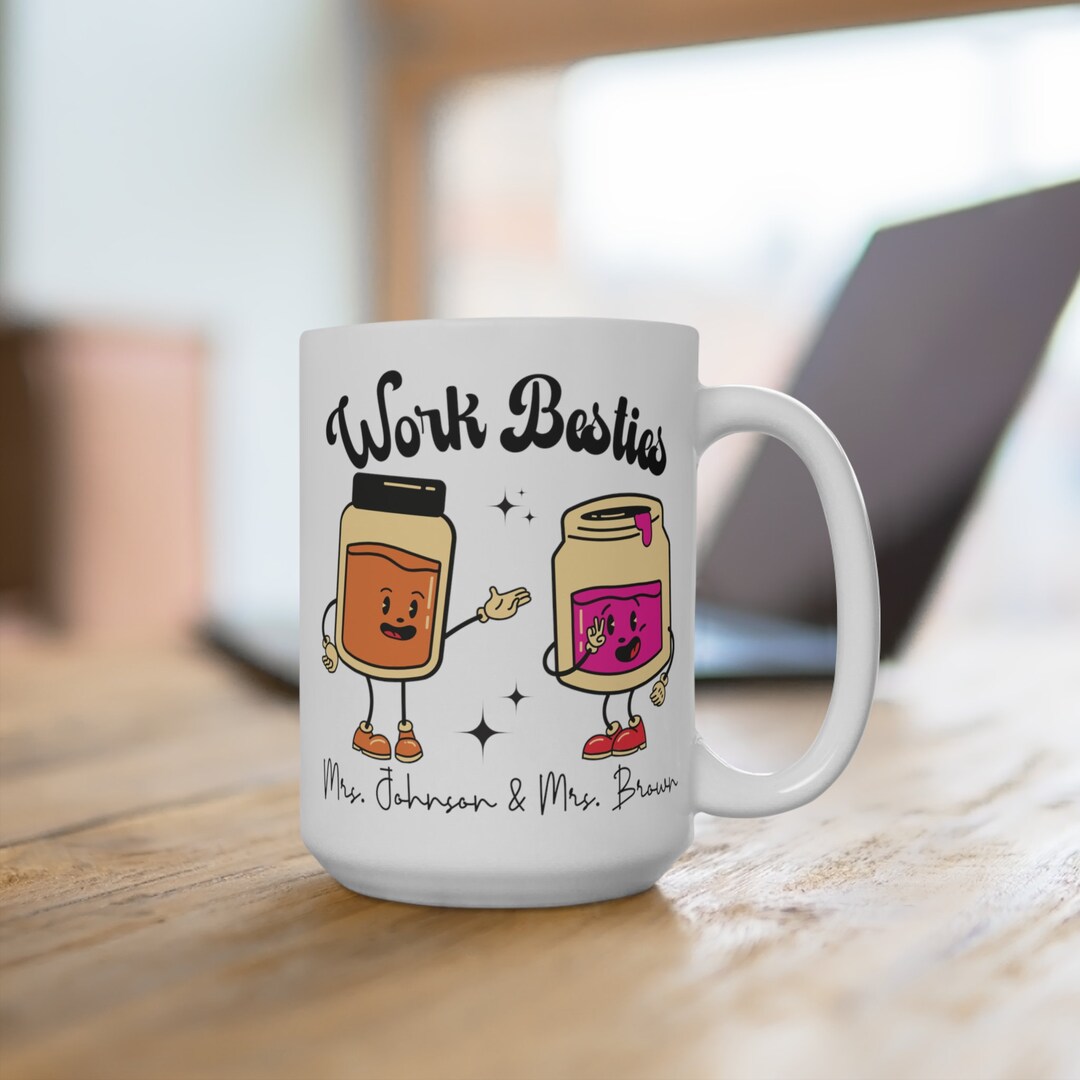 Custom Work Bestie Gift Coworker Gift Teacher Appreciation Personalized ...