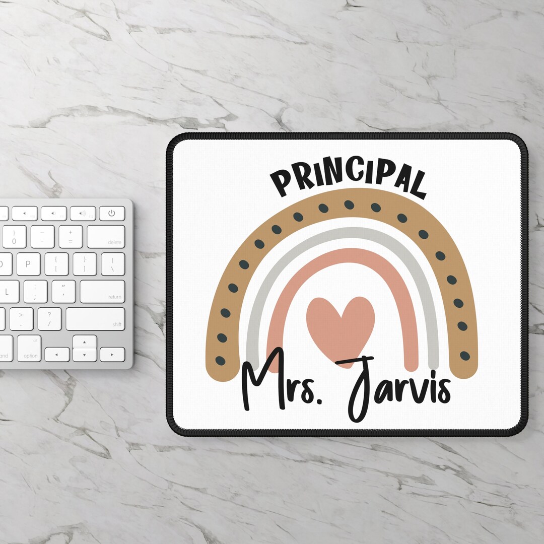 Custom School Principal Mouse Pad Principal Gift Appreciation Gift Back ...