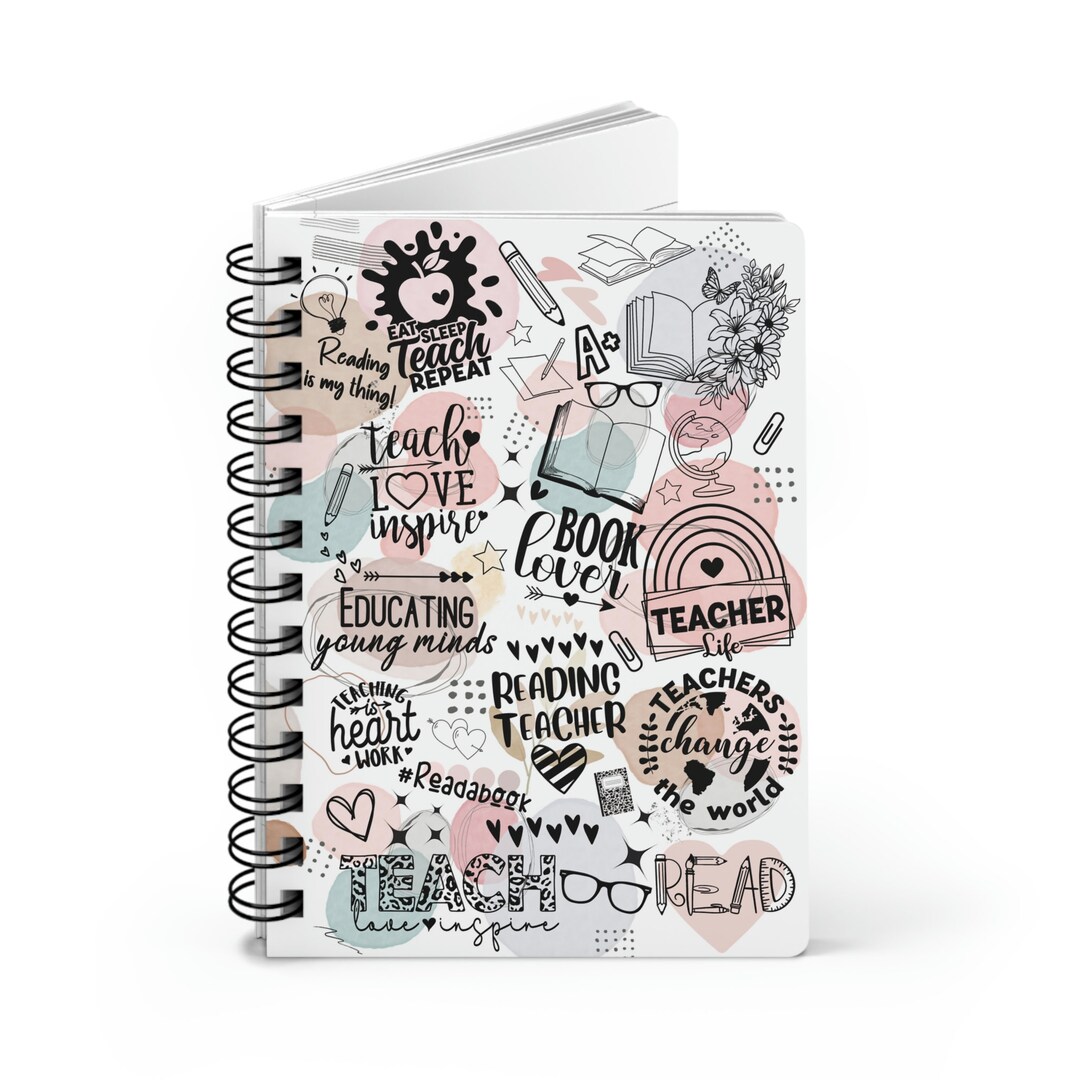 Reading Teacher Gift Teacher Notebook Educator Gift Teacher ...