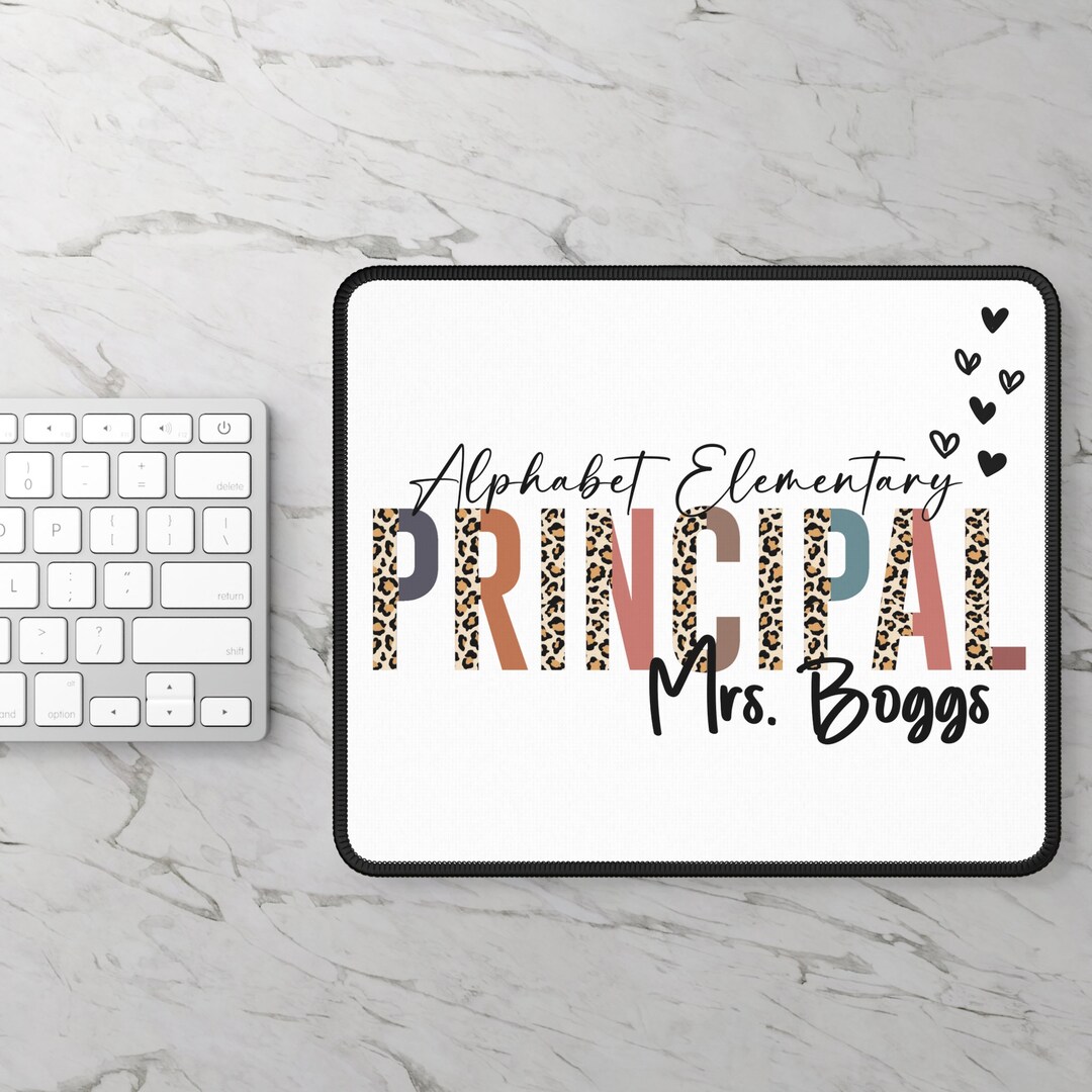 Custom School Principal Mouse Pad Principal Gift Appreciation Gift Back ...