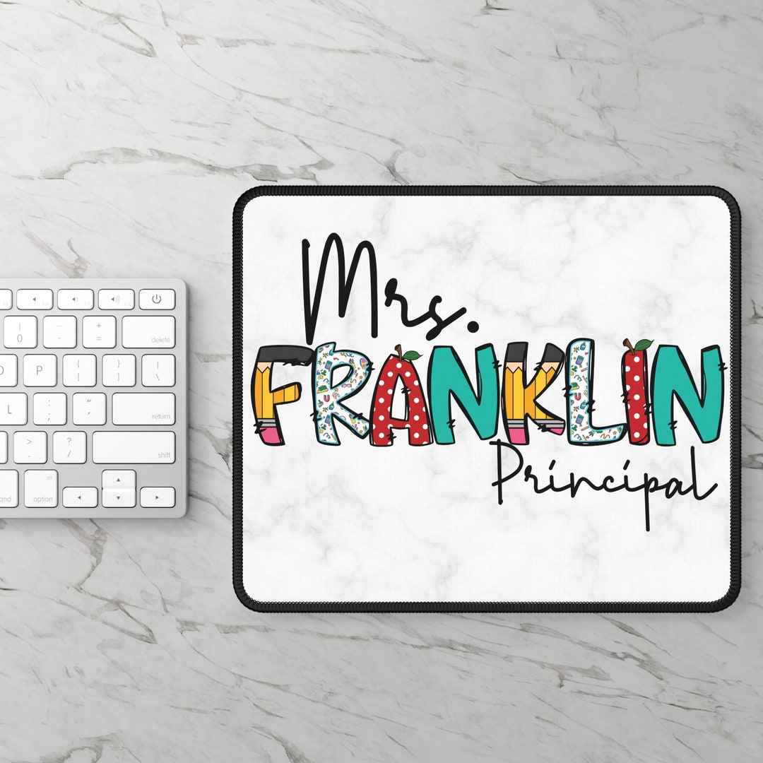 Custom School Principal Mouse Pad Principal Gift Appreciation Gift Back ...