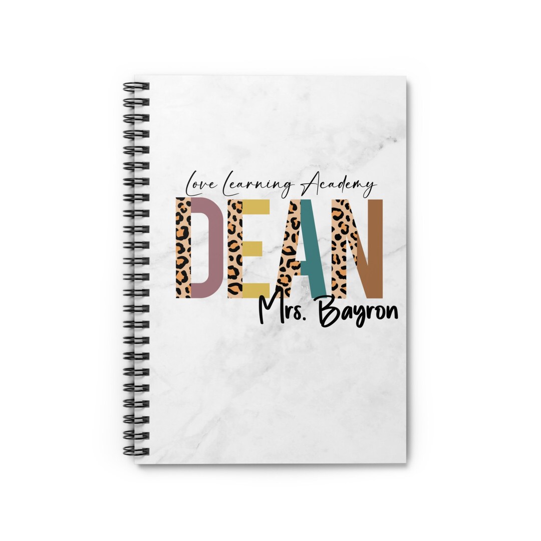 Custom Educator Dean Gift Instructional Coach Custom School Reading ...