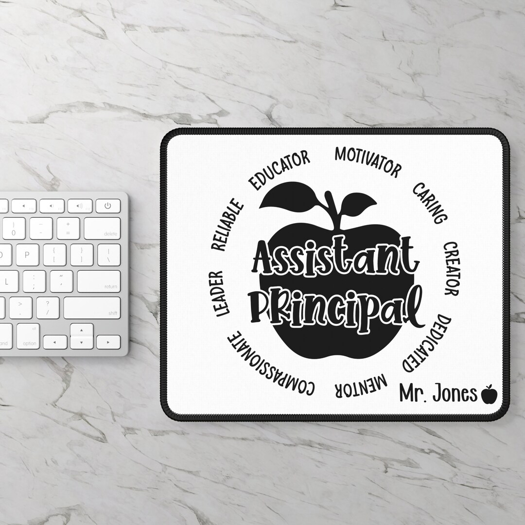 Custom Assistant Principal Mouse Pad Principal Gift Back-to-school Gift ...