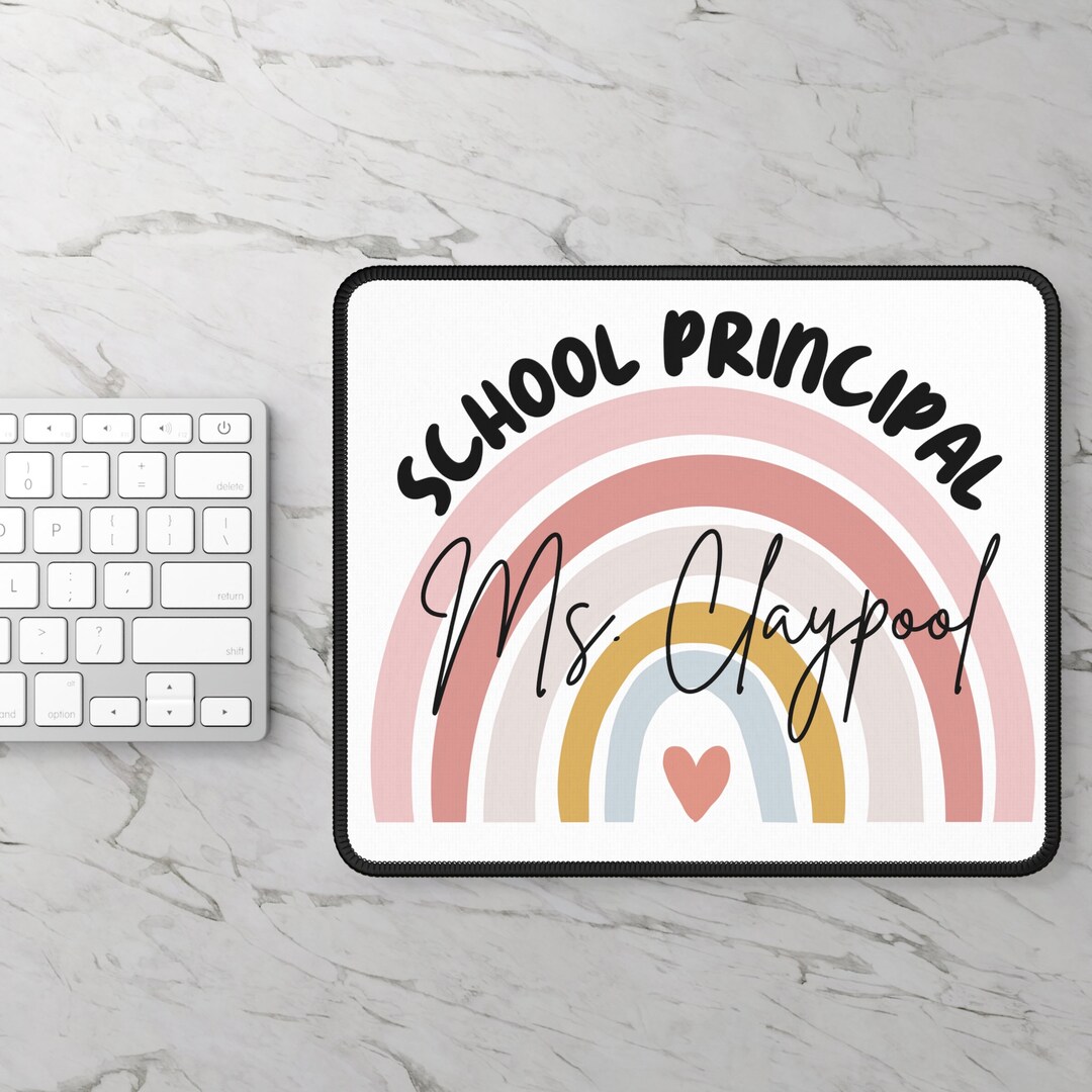 Custom School Principal Mouse Pad Principal Gift Appreciation Gift Back ...