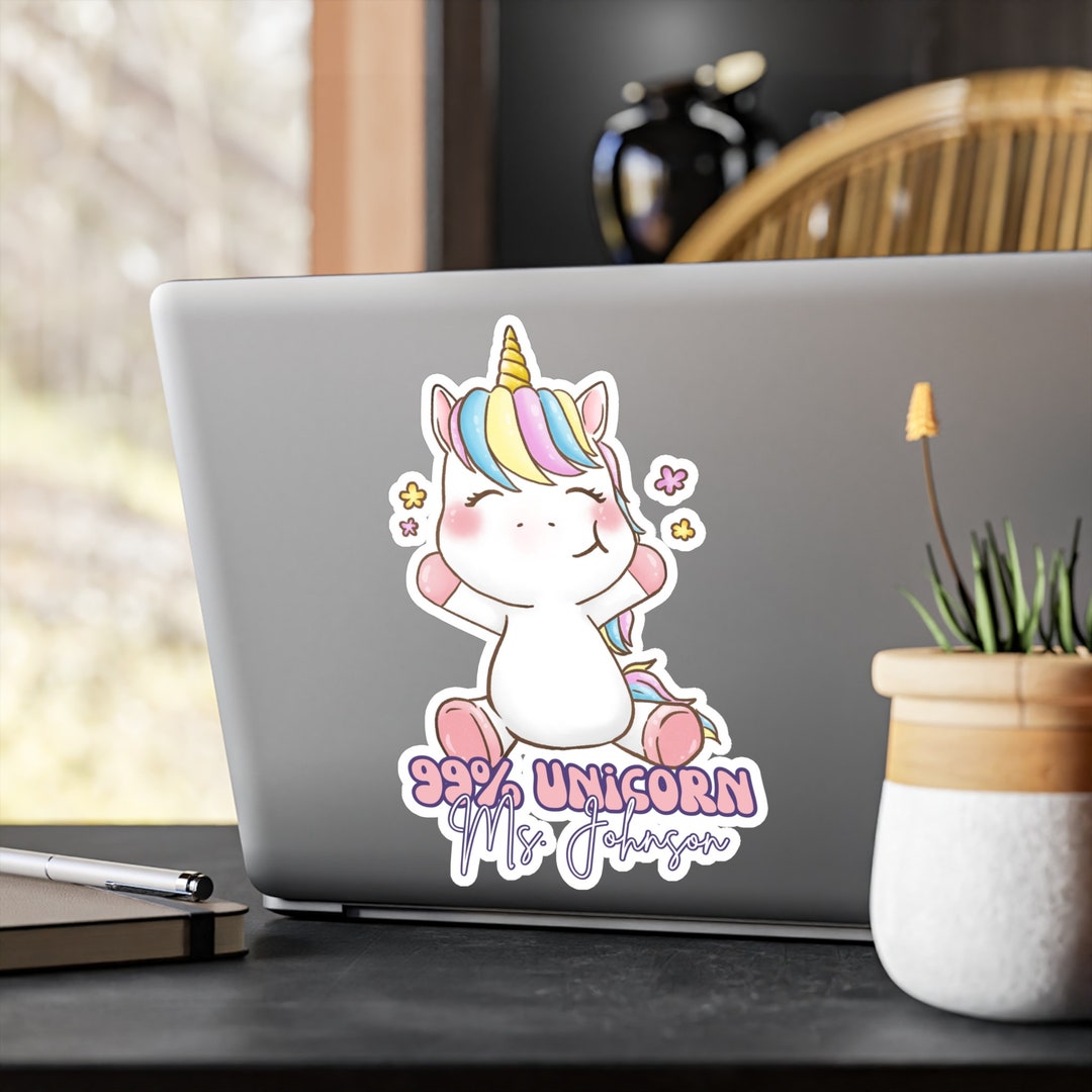 Unicorn Sticker Educator Sticker Waterproof Sticker Back-to-school Gift ...