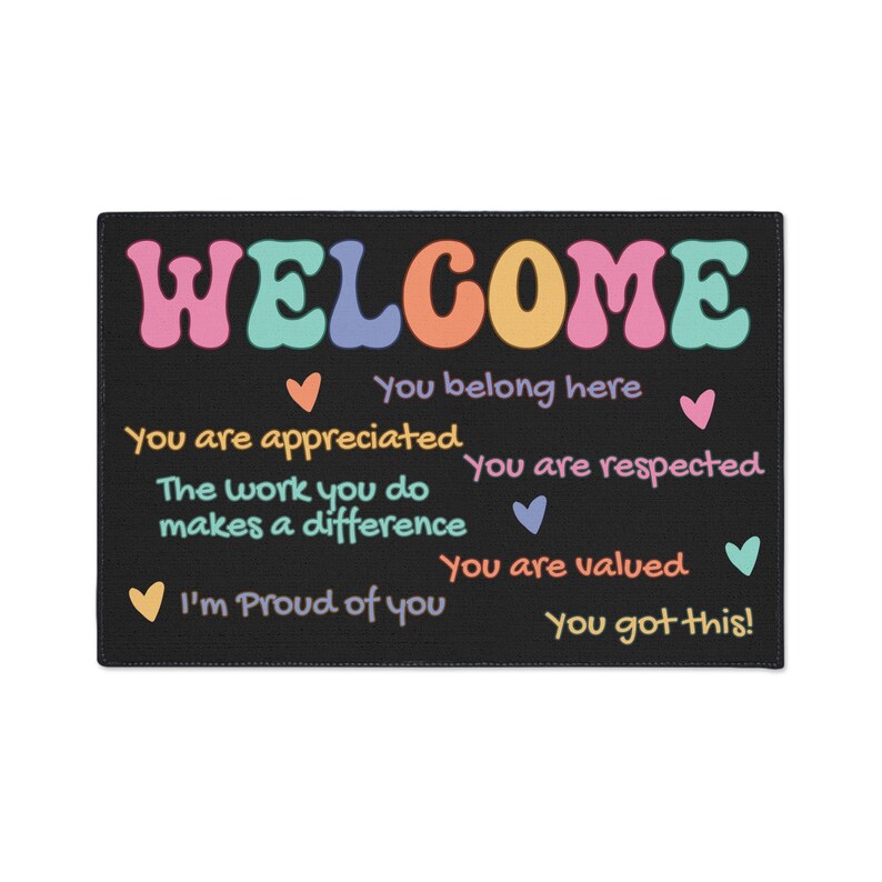 Back to School Office Decor Classroom Decor Welcome Mat Front Office ...