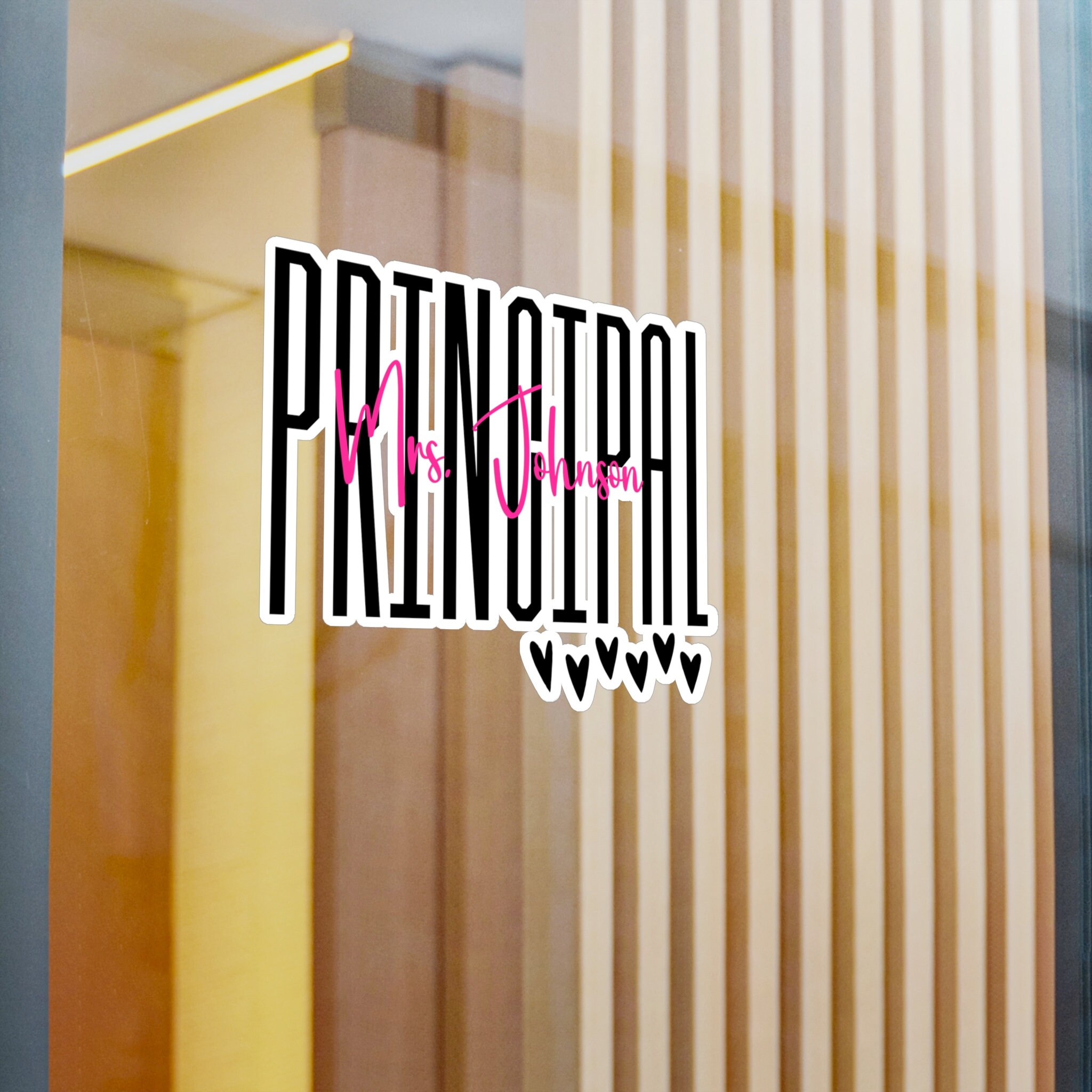 Principal Custom School Principal Gift Teacher Stickers Educator ...