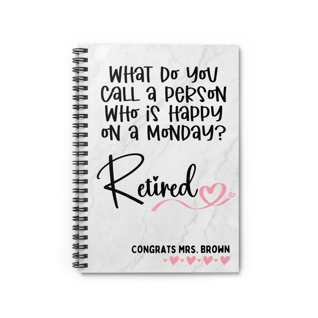 Retire Custom Retired Gift for Coworker Appreciation Gift Education ...