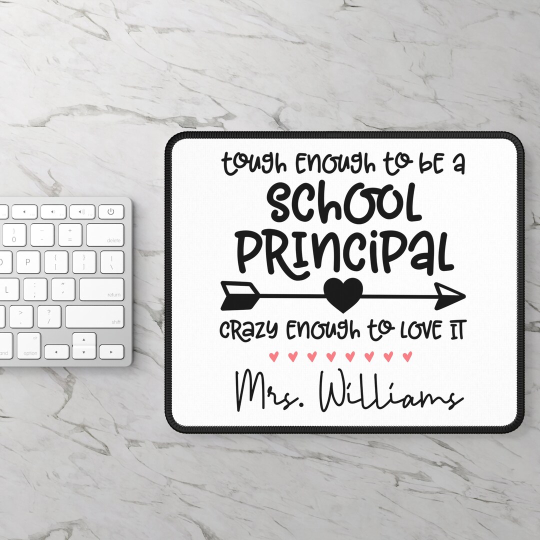 Custom School Principal Mouse Pad Principal Gift Appreciation Gift Back ...