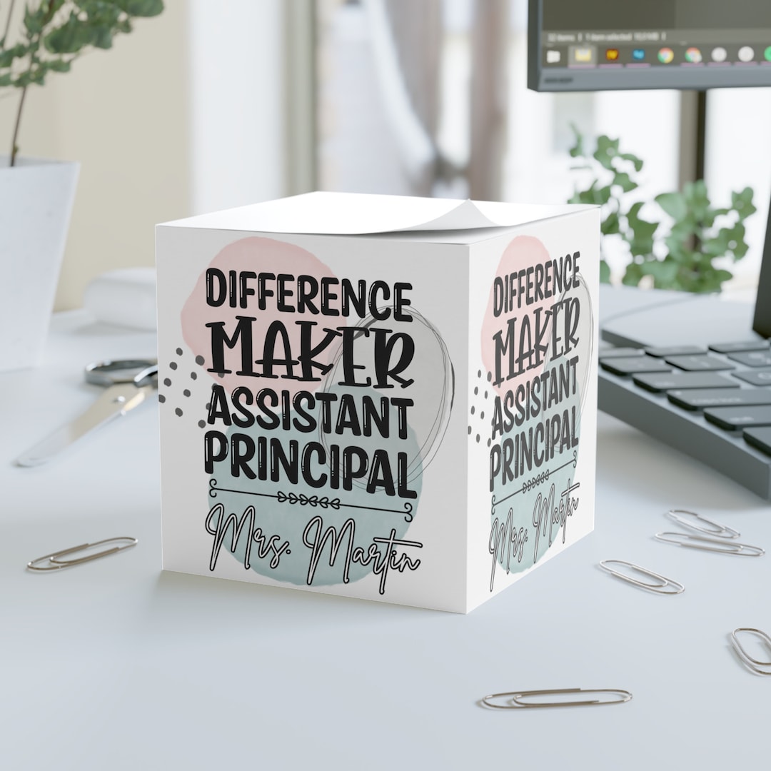 Custom Assistant Principal Gift Office Decoration Educator Gift ...
