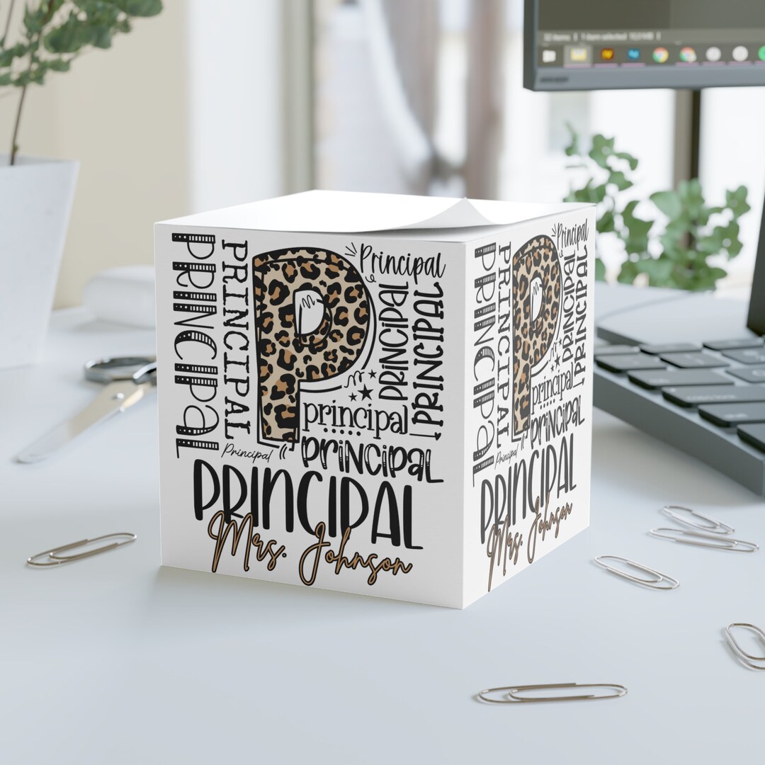 Custom Principal Gift Decor Office Decoration Educator Gift Principal ...