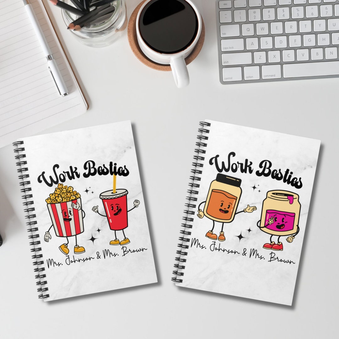 Custom Work Besties Gift Teacher Bestie Gift Educator Gift Work Friends ...