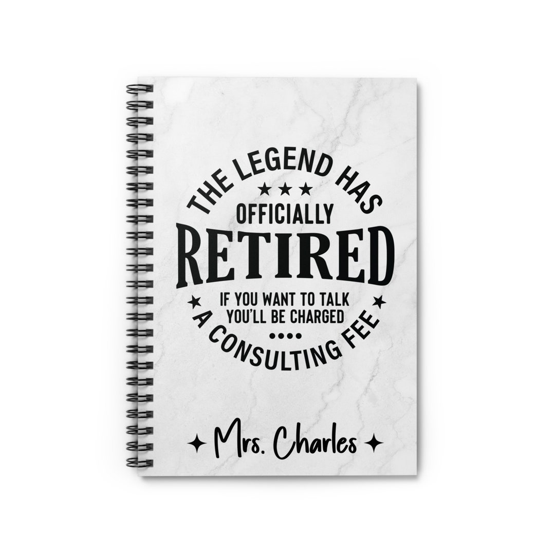 Retire Custom Retired Gift for Coworker Appreciation Gift Education ...