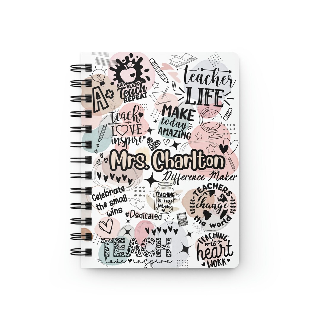 Teacher Gift Educator Gift Teacher Appreciation Gift Teacher Notebook ...
