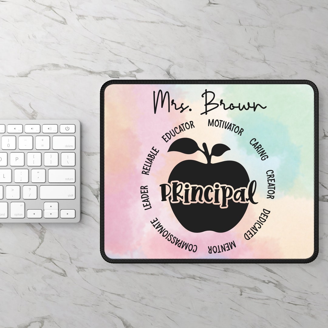 Custom School Principal Mouse Pad Principal Gift Appreciation Gift Back ...