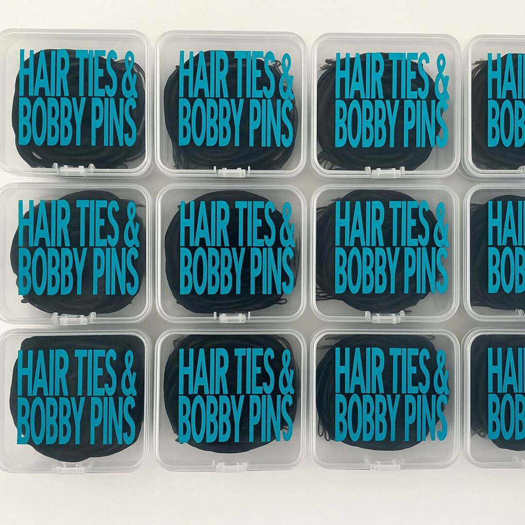 Cheer or Dance Team Gifts - Hair Ties & Bobby Pins Boxes - Etsy