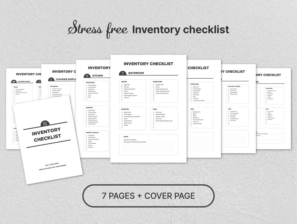 Editable Checklist Bundle for Vacation Rental Host Airbnb & Vrbo ...