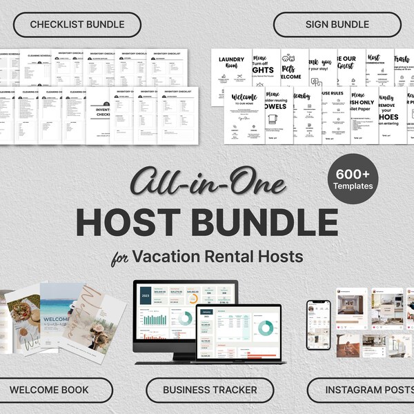 Airbnb Host Bundle - Etsy